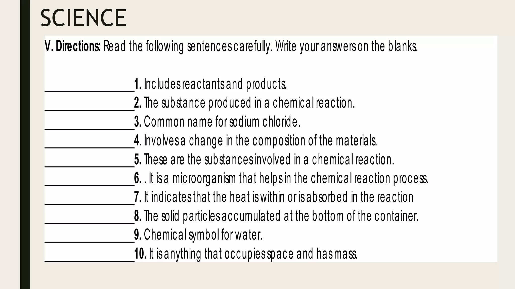 GRADE 5 REVIEWER.pptx | Educational Assessment | Education