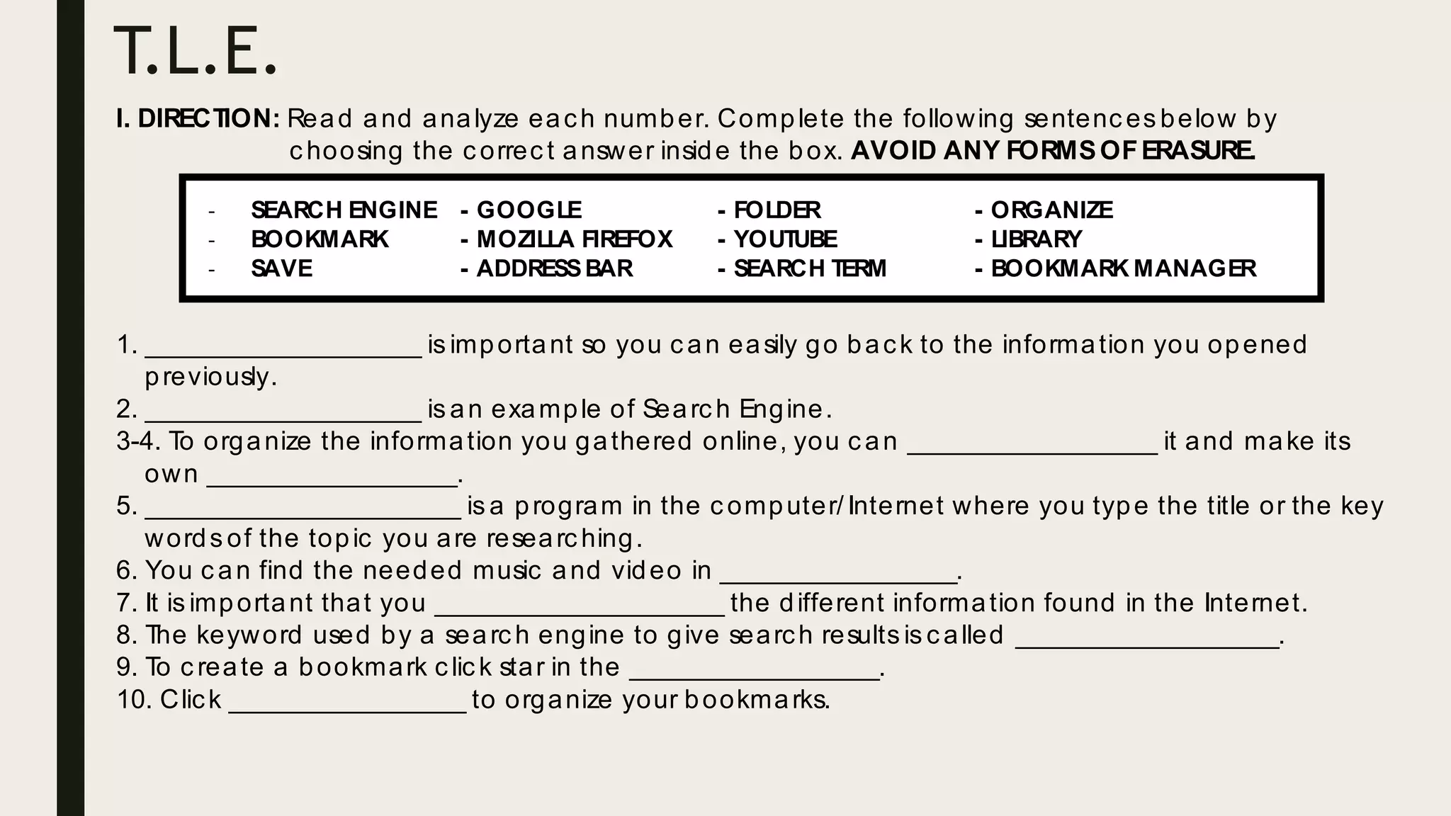 GRADE 5 REVIEWER.pptx | Educational Assessment | Education
