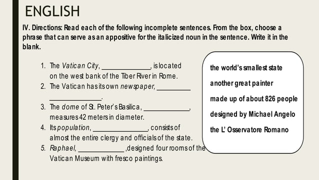 GRADE 5 REVIEWER.pptx | Educational Assessment | Education