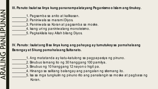 GRADE 5 REVIEWER.pptx | Educational Assessment | Education