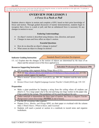 Grade 5 Science Instructional Guide Exemplar Lesson | PDF