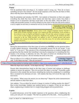 Grade 5 Science Instructional Guide Exemplar Lesson | PDF