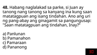 GRADE 5 THIRD QUARTER 2ND QUIZ FILIPINO 01-16-25.pptx