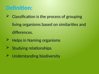 Grade 5th lesson.pptx classification of living things | PPTX