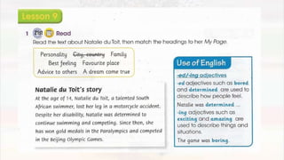 Grade 5 unit 7 lesson 9 presentation | PPT