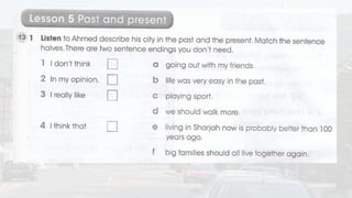 Grade 5 unit 9 lesson 5 presentation | PPTX