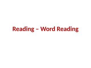 Grade5_Word_Reading_Lesson for students pptx | PPTX