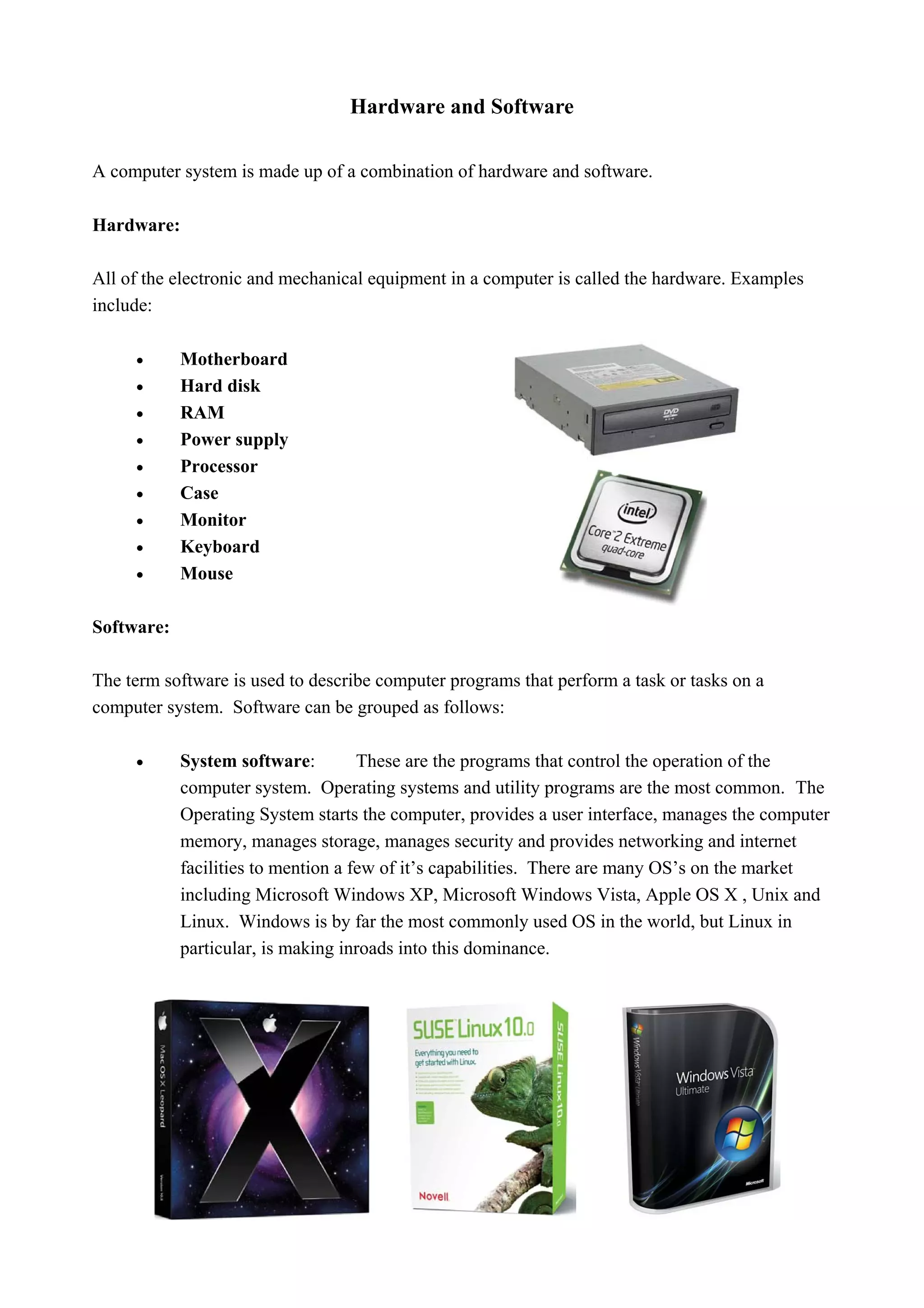 COMPUTER COMPONENTS | PDF