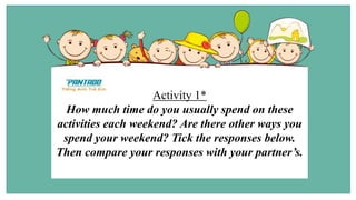 Grade 6 listening - day 13 - leisure activities | PPTX