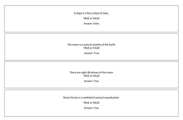 grade 6- science quiz sample for grade 6 pupils | DOCX | Geology | Science