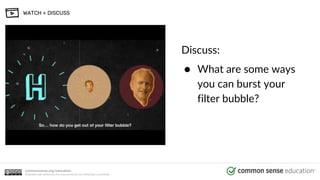 Filter Bubble Trouble - Grade six lesson | PDF