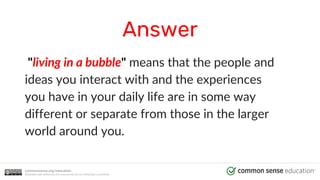 Filter Bubble Trouble - Grade six lesson | PDF