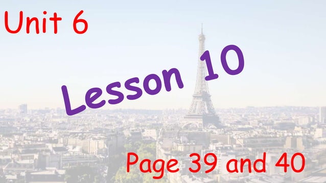 Grade 6 access term 2 unit 6 lesson 10 presentation | PPTX