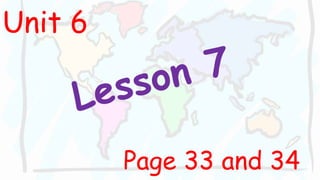 Grade 6 access term 2 unit 6 lesson 7 presentation | PPTX