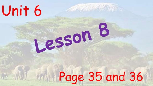 Grade 6 access term 2 unit 6 lesson 8 presentation | PPTX