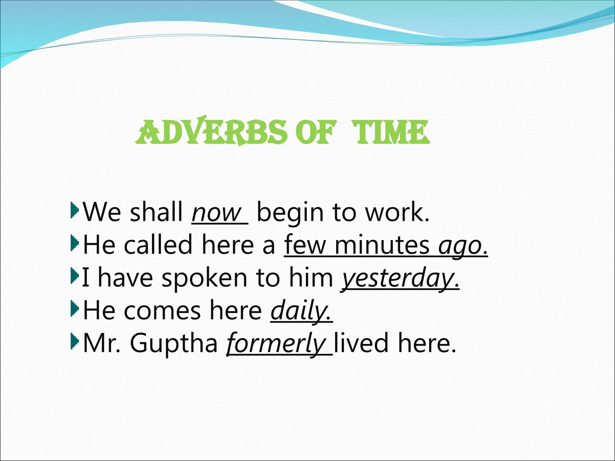 GRADE 6 adverbs. POWERPOINT PRESENTATION | PPT