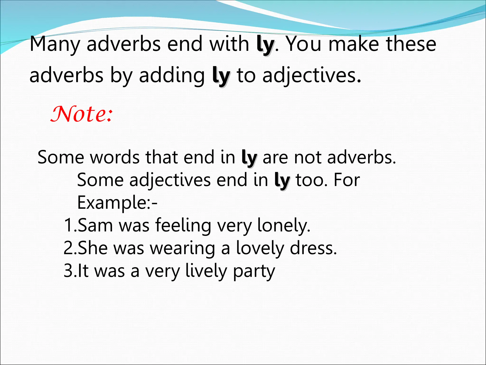 GRADE 6 adverbs. POWERPOINT PRESENTATION | PPT