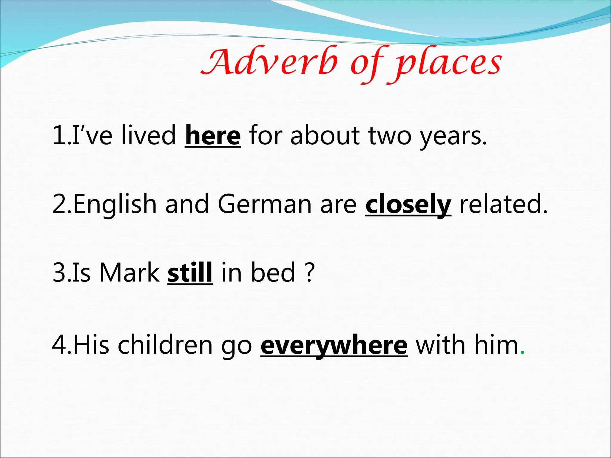 GRADE 6 adverbs. POWERPOINT PRESENTATION | PPT