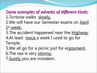 GRADE 6 adverbs. POWERPOINT PRESENTATION | PPT