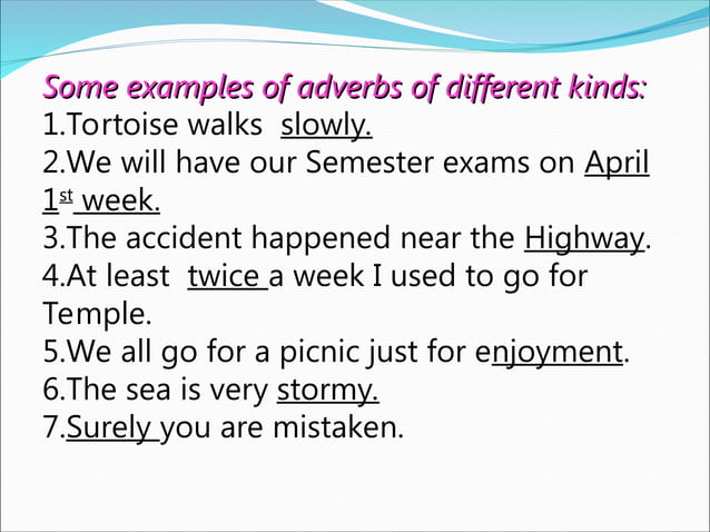 GRADE 6 adverbs. POWERPOINT PRESENTATION | PPT