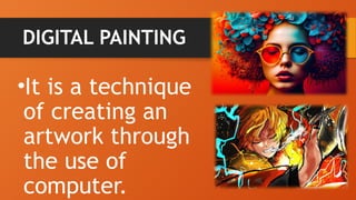 grade 6 Digital painting subject in MAPEH | PPT
