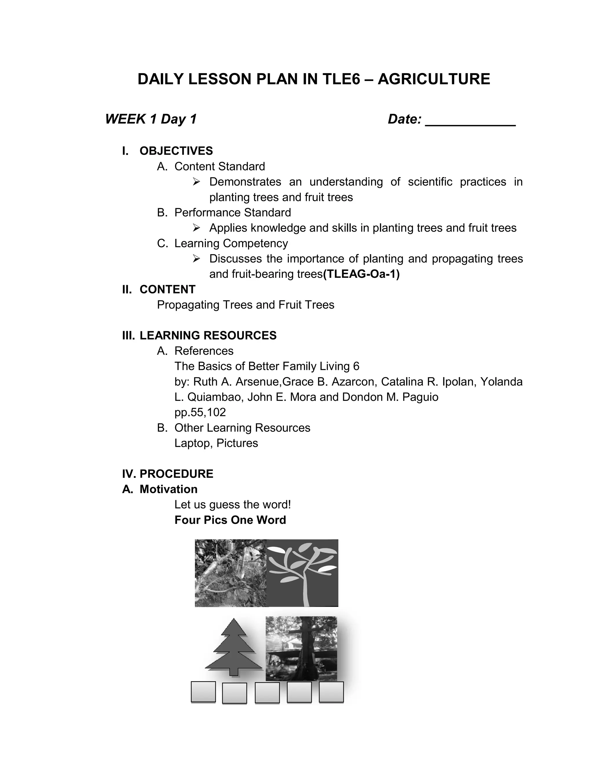 Grade 6 DLP_TLE_Agriculture - Week 1.pdf