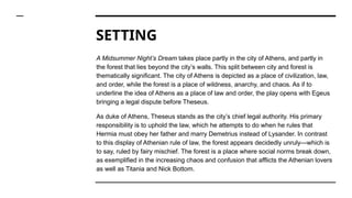 MidSummer Night's Dream Presentation Grade VI | PPT