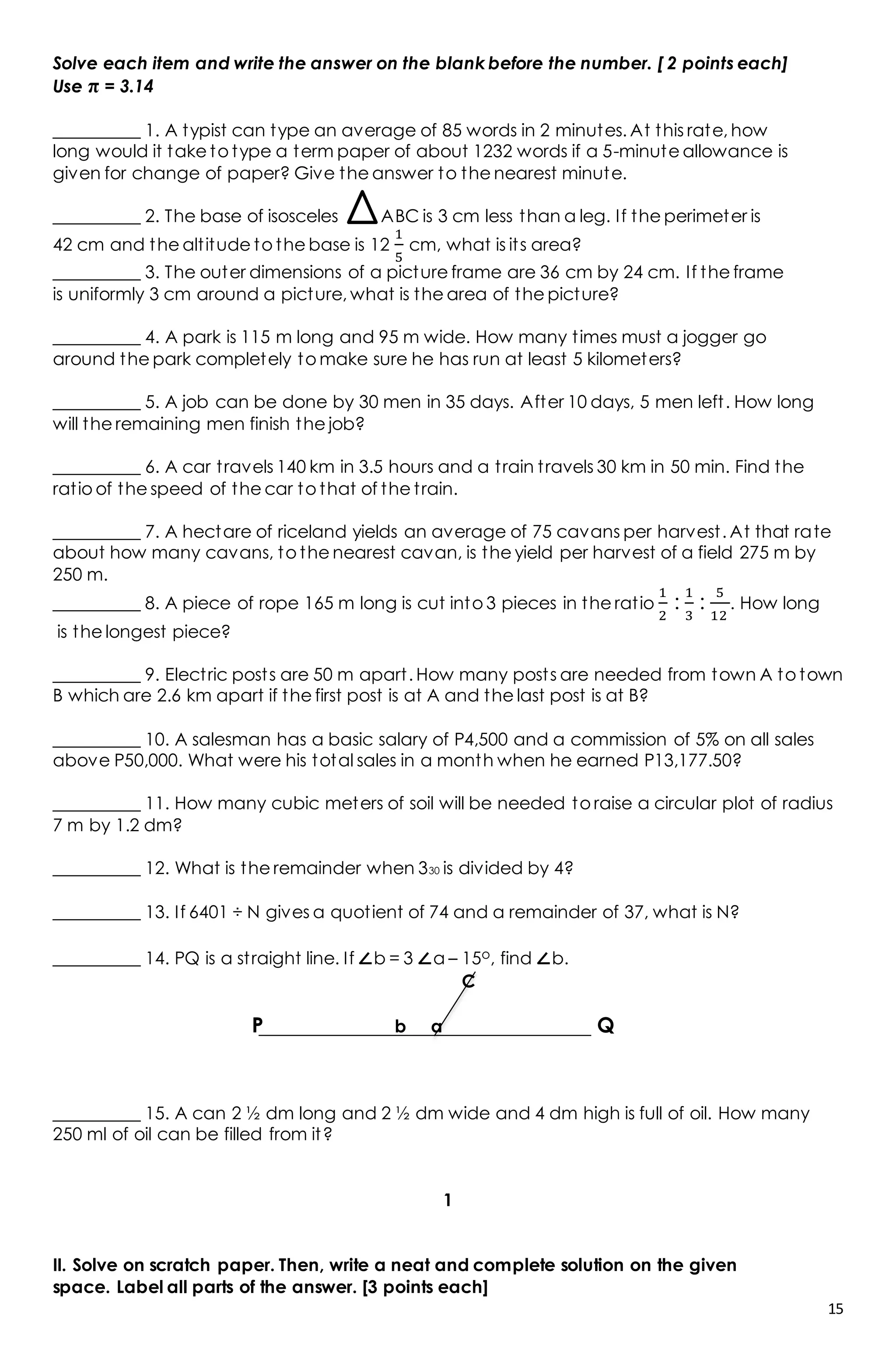 Grade 6 mtap reviewer | DOCX