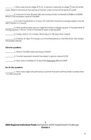 Grade 6 mtap reviewer | DOCX