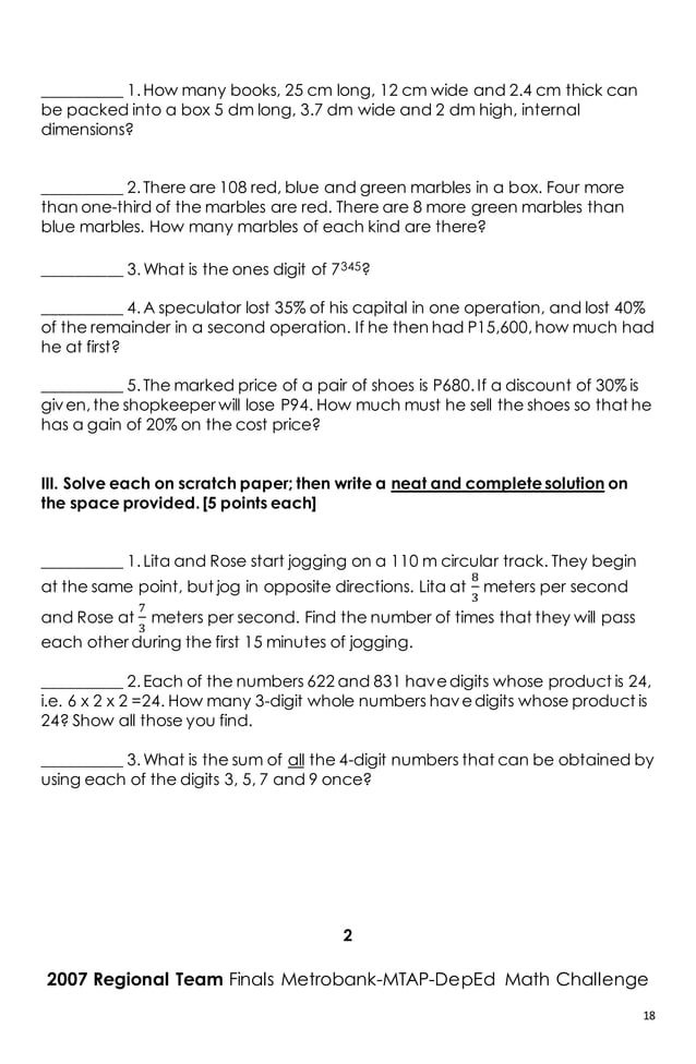 Grade 6 mtap reviewer | DOCX