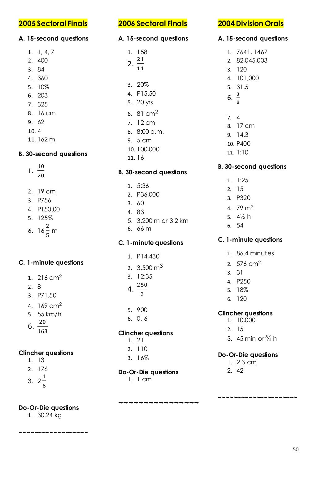 Grade 6 mtap reviewer