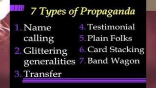 Grade 6 PPT_Q3_W2_Detect biases and propaganda devices used by speakers ...