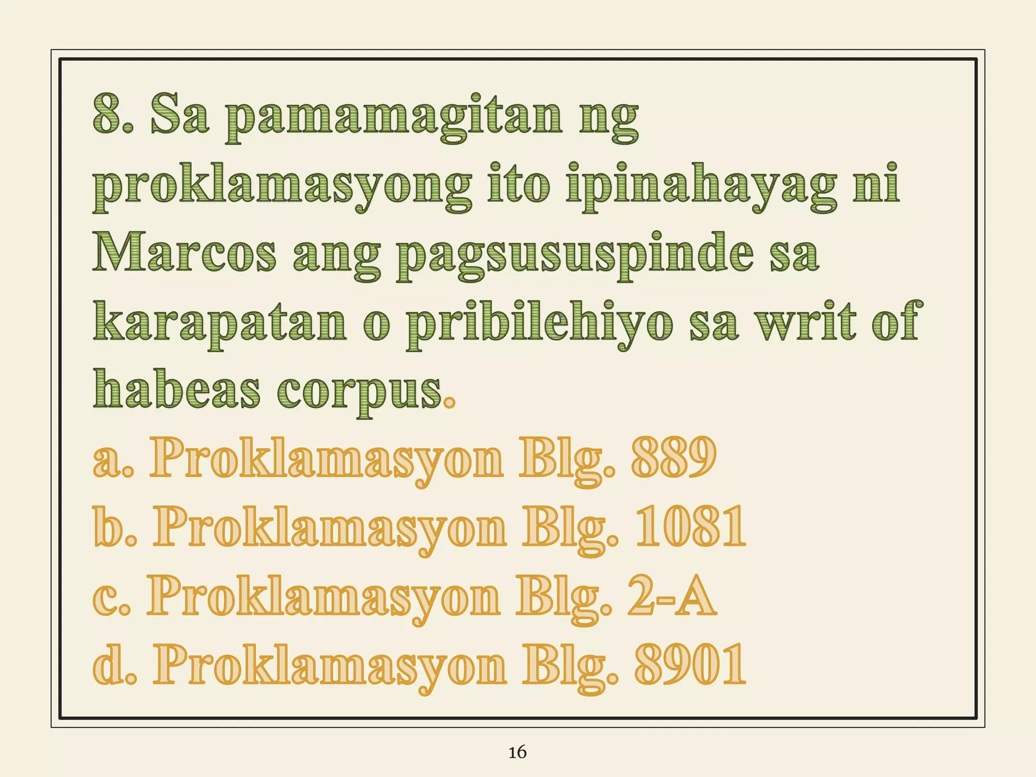 Grade 6 PPT_Q4_W3_Epekto ng Batas Militar sa Politika, Pangkabuhayan at ...
