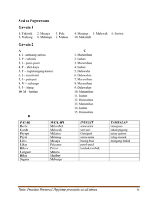 Grade 6 Q2 Filipino LAS.pdf S. Y. 2024- 2025 | PDF