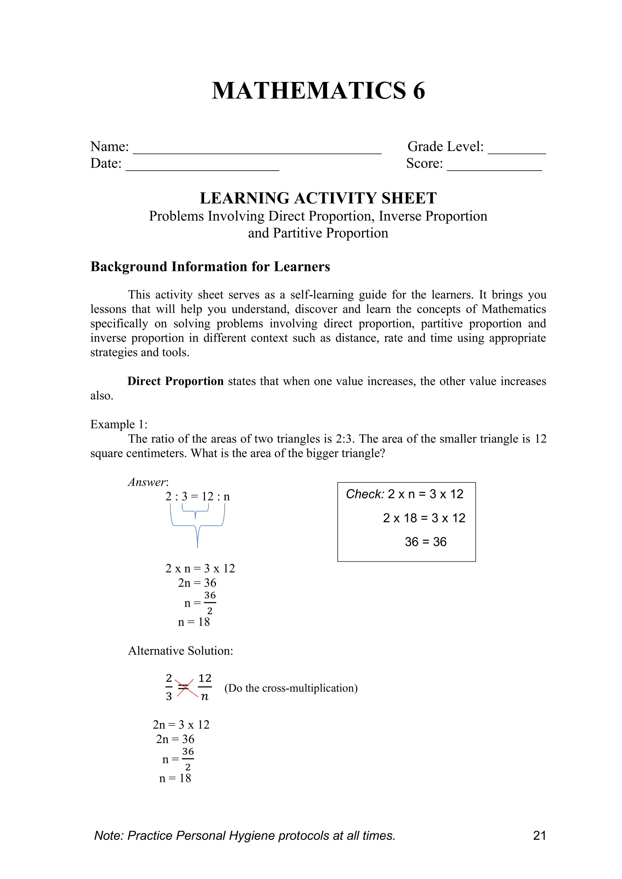 Grade 6 Q2 MATHEMATICS LAS.pdf S.Y. 2024- 2025 | PDF
