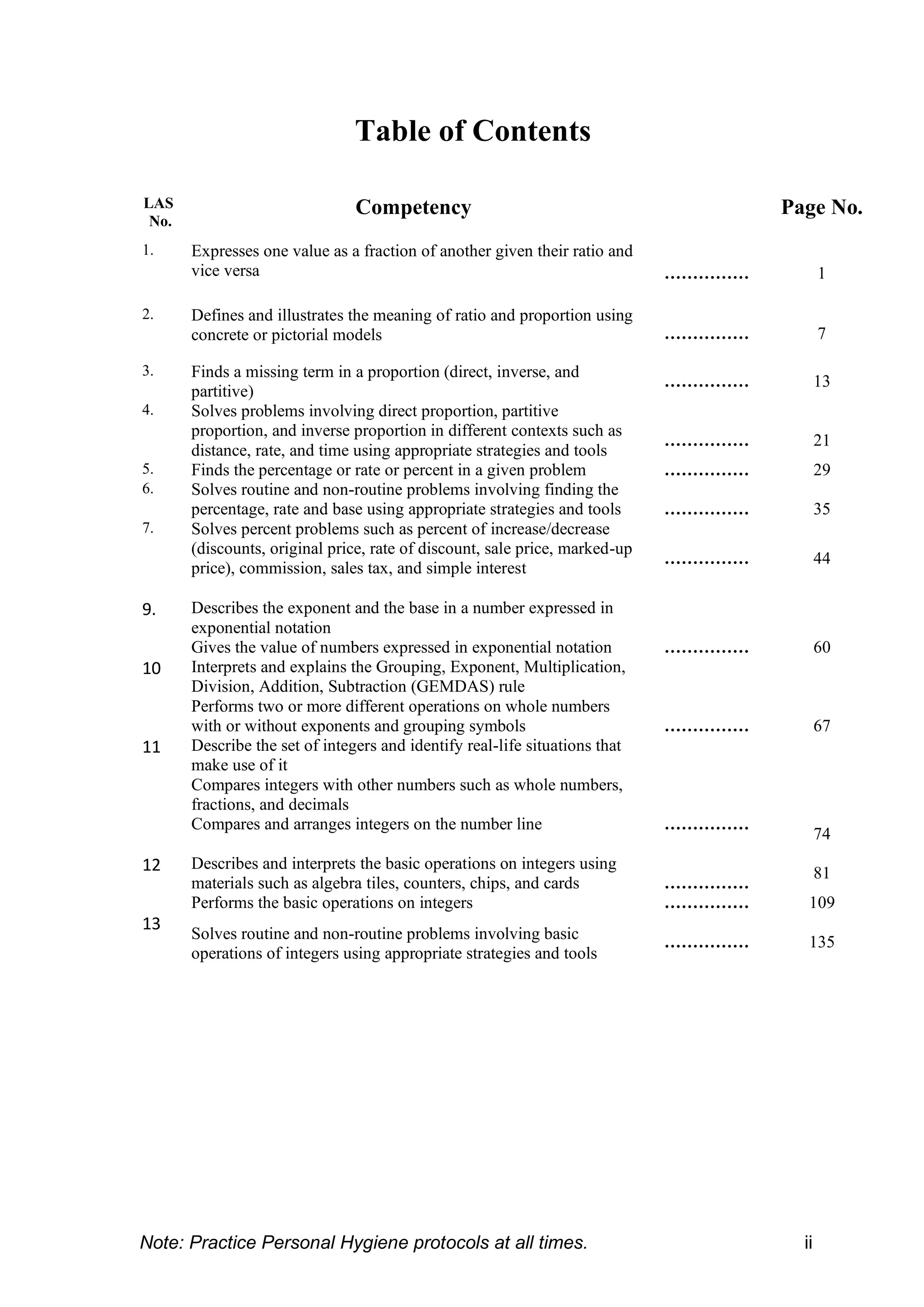 Grade 6 Q2 MATHEMATICS LAS.pdf S.Y. 2024- 2025 | PDF