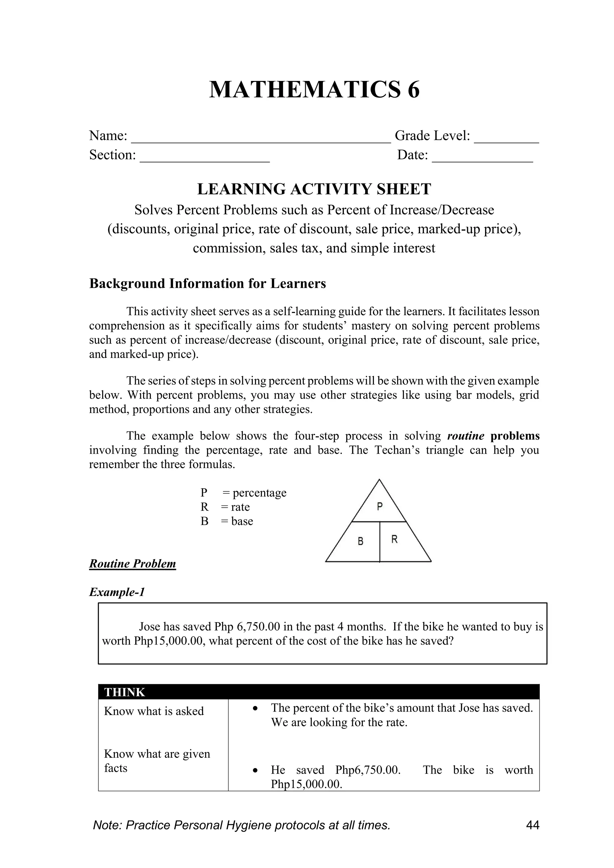 Grade 6 Q2 MATHEMATICS LAS.pdf S.Y. 2024- 2025 | PDF