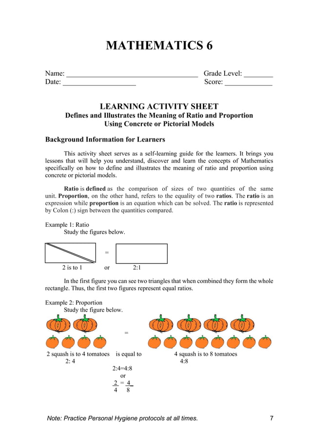 Grade 6 Q2 MATHEMATICS LAS.pdf S.Y. 2024- 2025 | PDF