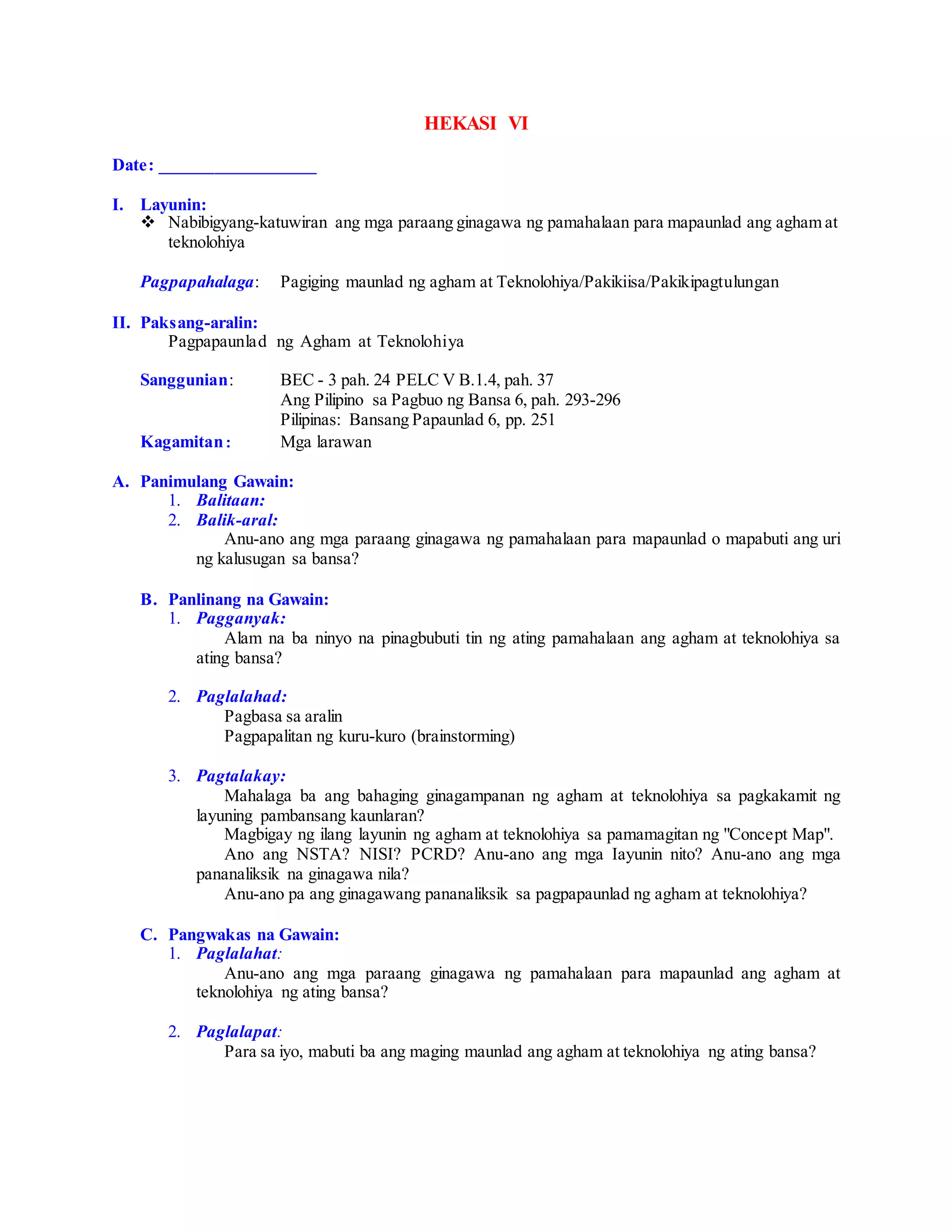 Grade 6 Q4 DLP Araling Panlipunan.doc