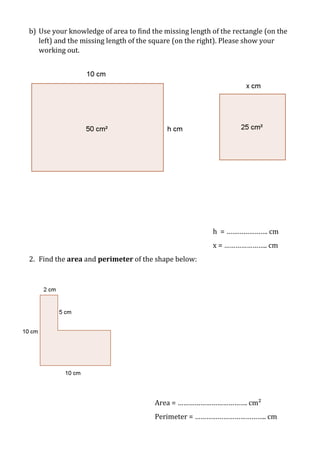 Grade 6 shapes assessment | PDF