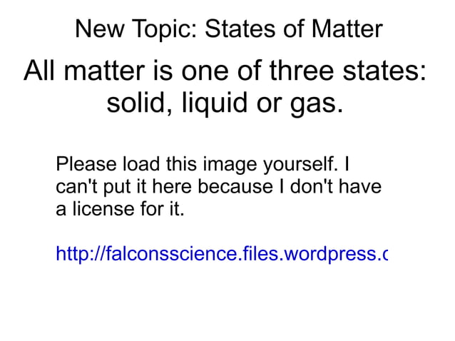 Grade 6 states of matter | ODP