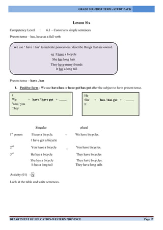 Grade 6 Study Pack.pdf