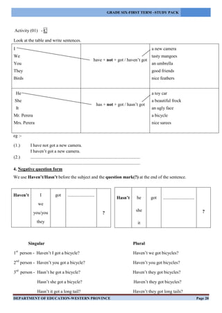 Grade 6 Study Pack.pdf