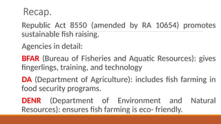 GRADE 6 TLE QUARTER 2 WEEK 1 FISHERY ARTS | PPTX