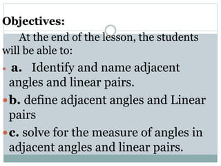 grade 7.pptx for mathematics Angle and linear | PPTX