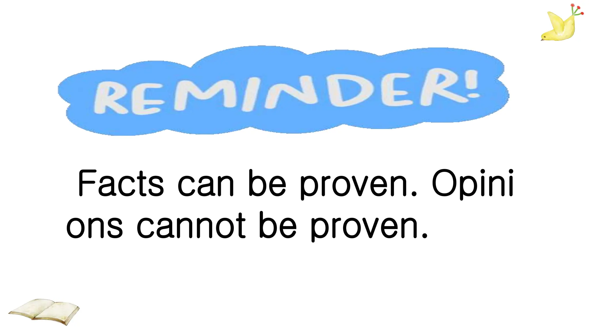 grade 7, fact or opinion power point presentation | PPTX