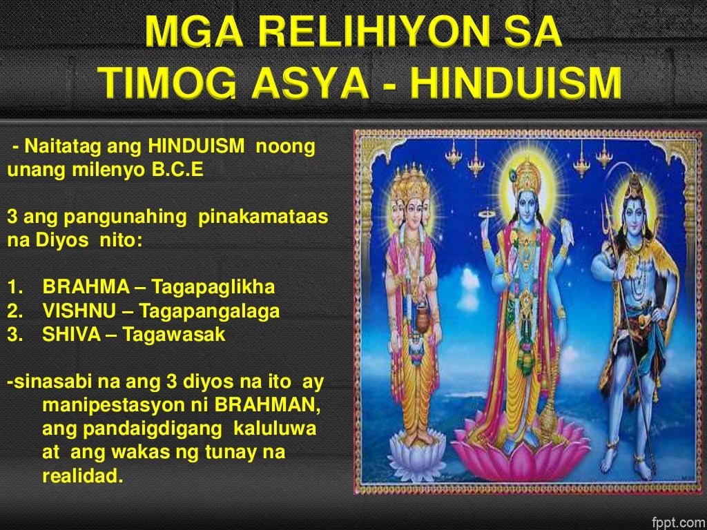 Grade 7 4th quarter - ang asya sa sinaunang panahon- mga relihiyon
