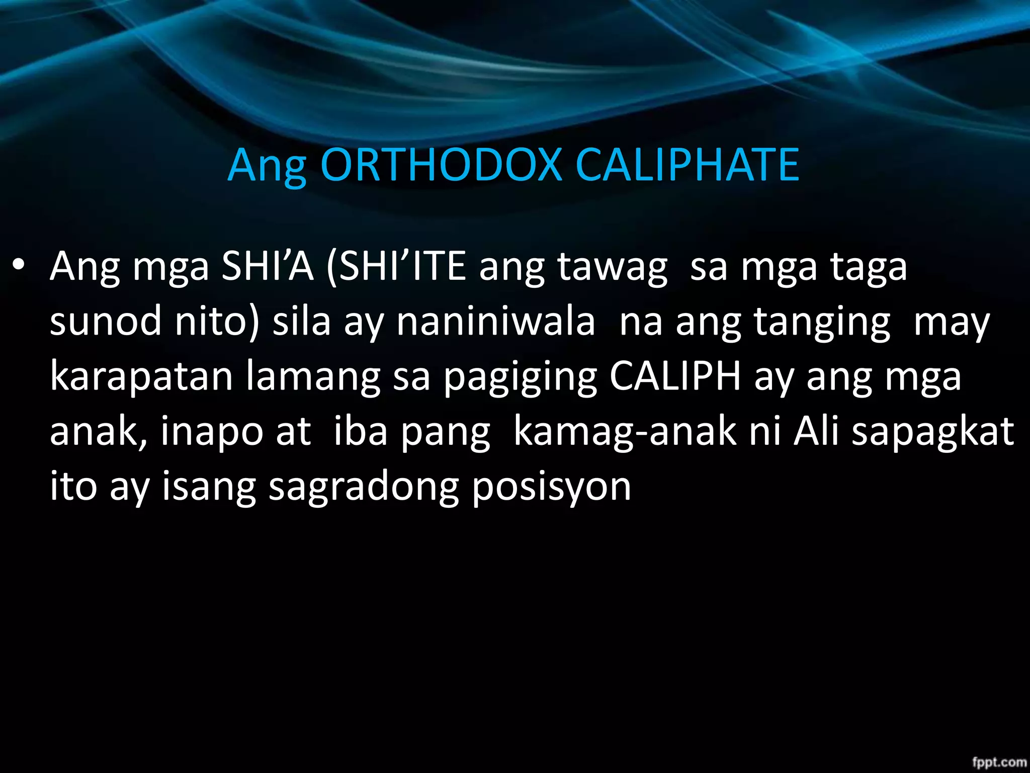 Grade 7 ang asya sa sinaunang panahon - arab-islamic empire | PPTX