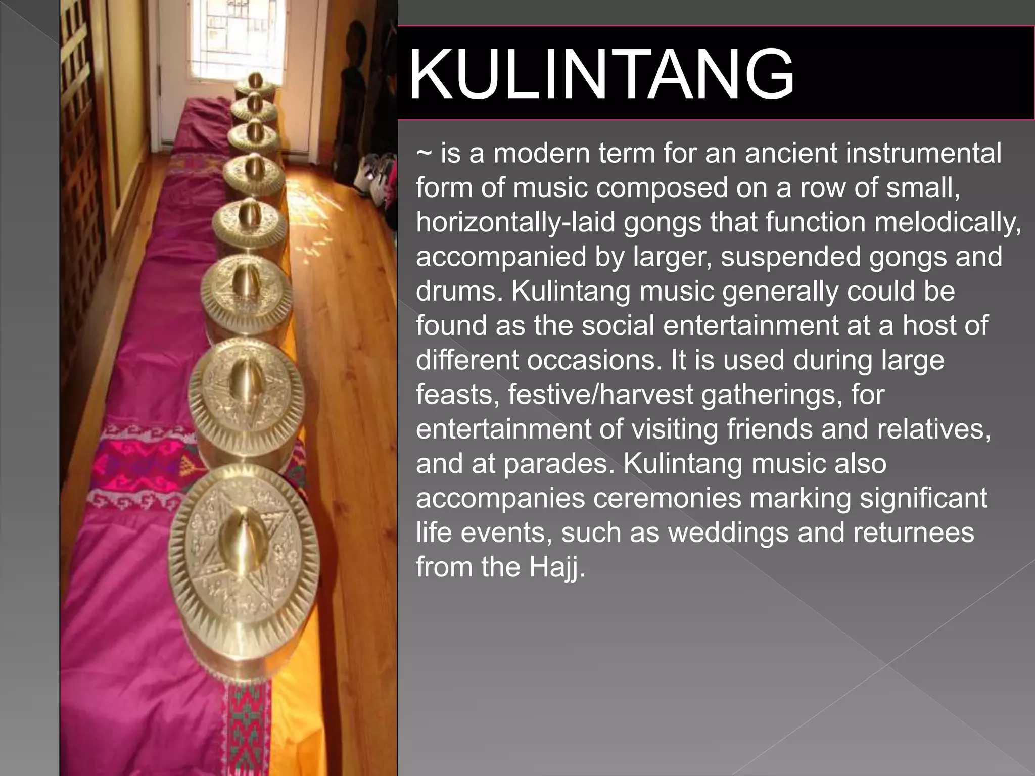 Muslim Mindanao Instruments | PPTX