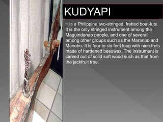 Muslim Mindanao Instruments | PPTX